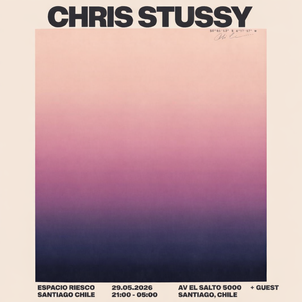 Chris Stussy en Chile - Espacio Riesco | Evently