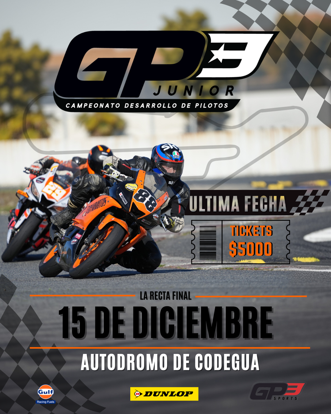 ÚLTIMA FECHA GP3 JUNIOR - Autódromo Internacional de Codegua | Evently