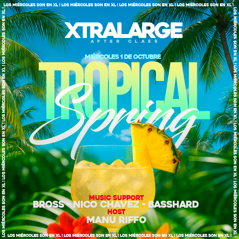 XTRA LARGE - TROPICAL SPRING - Havana Eventos | Evently