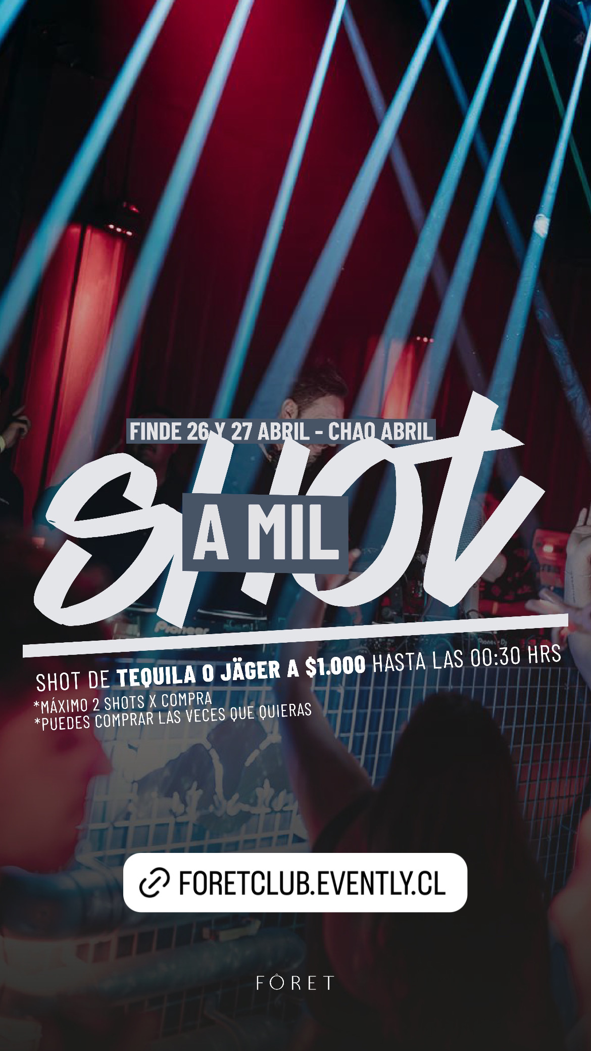 SÁBADO 27 SHOT DAY ️‍🔥