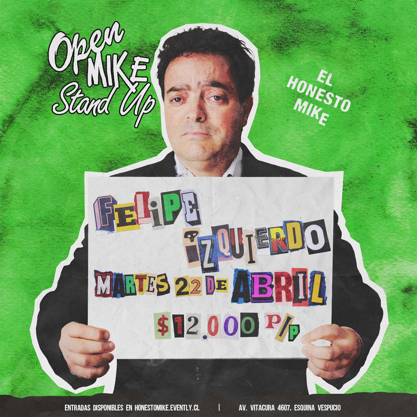 Open Mike: Felipe Izquierdo en El Honesto Mike Vitacura